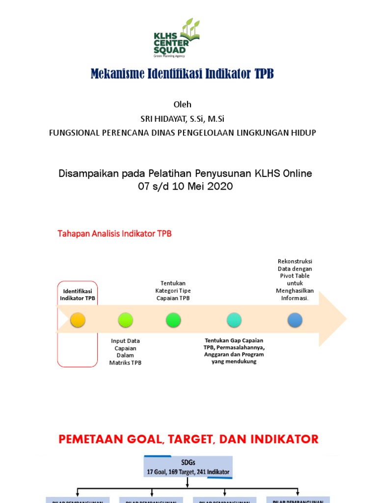 Identifikasi Indikator SDGs | PDF