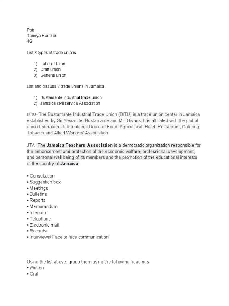 Pob Assignment | PDF | Information | Telecommunication