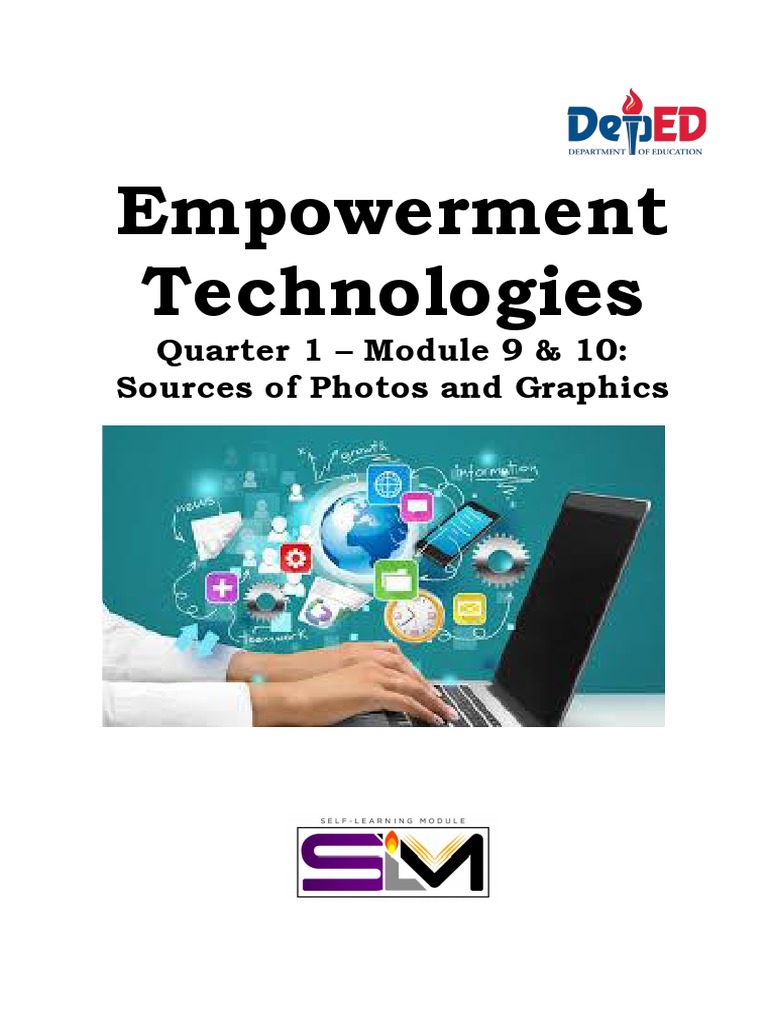 Empowerment Technologies: Quarter 1 - Module 9 & 10: Sources of Photos and Graphics | PDF | Data ...