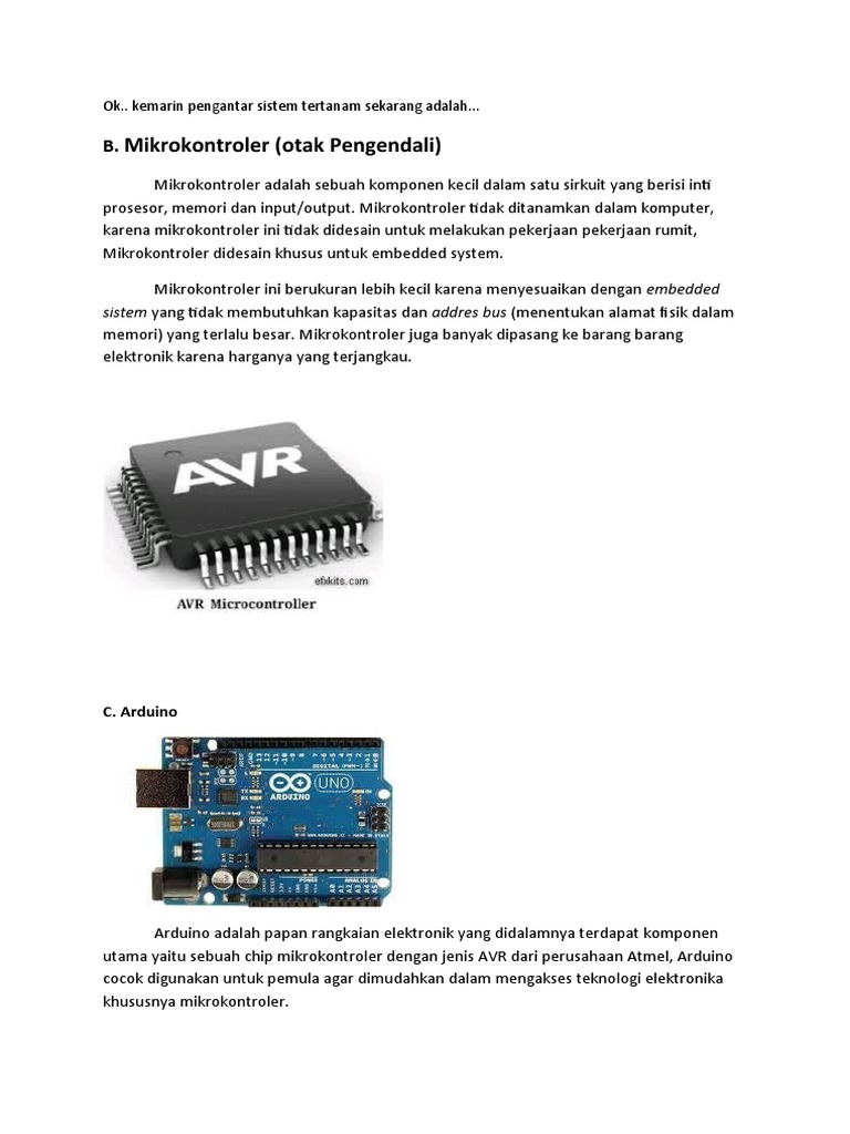 Panduan Dasar Mikrokontroler & Arduino | PDF | Komputer