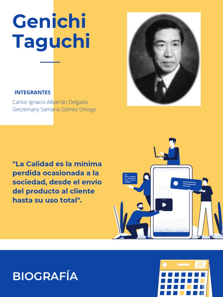 U1 Presentación Genichi Taguchi | PDF | Ingeniería