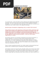 Sai Collapse Building Case Study | PDF | Deep Foundation | Building