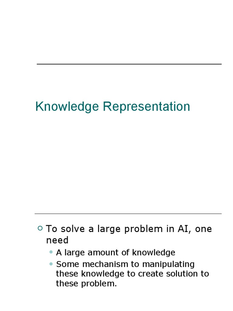 AI Knowledge | PDF | Interpretation (Logic) | Inference