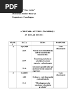 Fisa de Progres Individual Prescolari | PDF