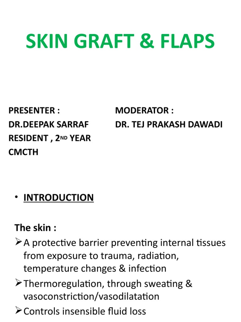 Skin Graft & Flaps | PDF | Skin | Human Anatomy