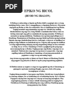 Buod NG Epikong Ibalon | PDF