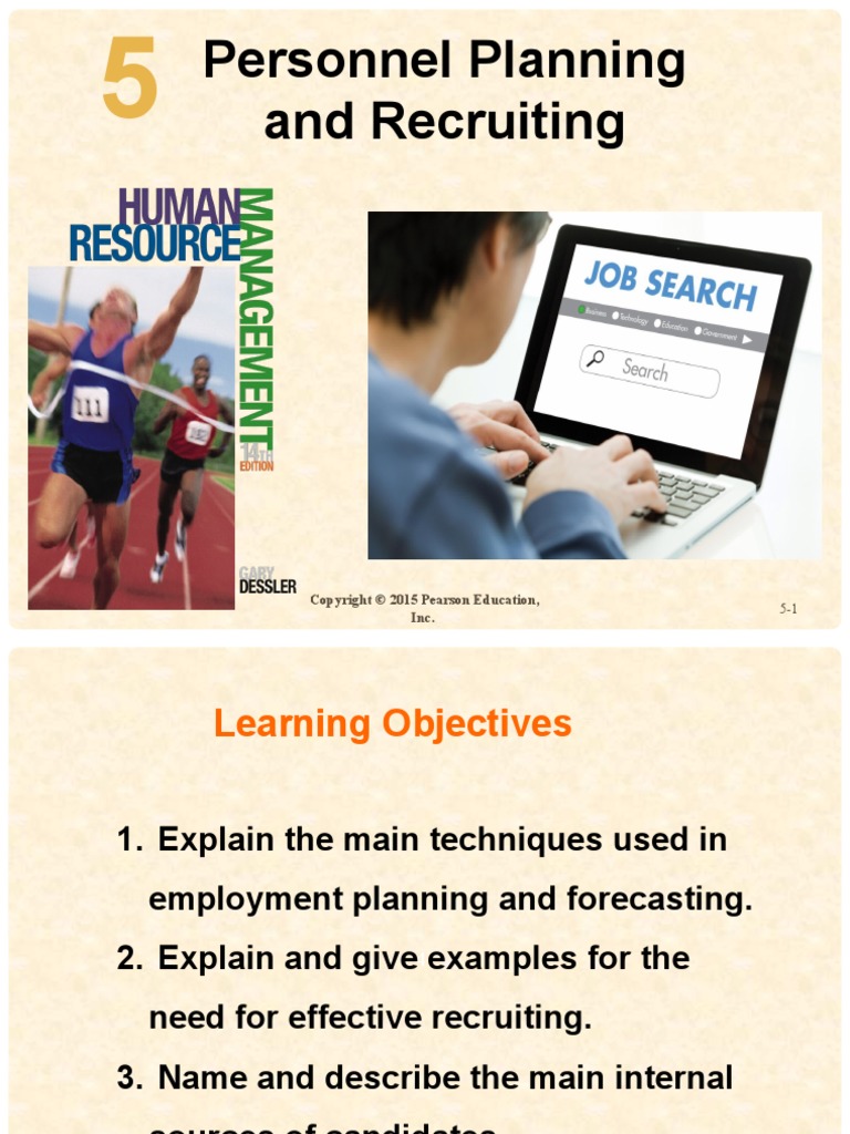 Chapter 5 Personnel Planning And Recruiting Pdf Recruitment Business