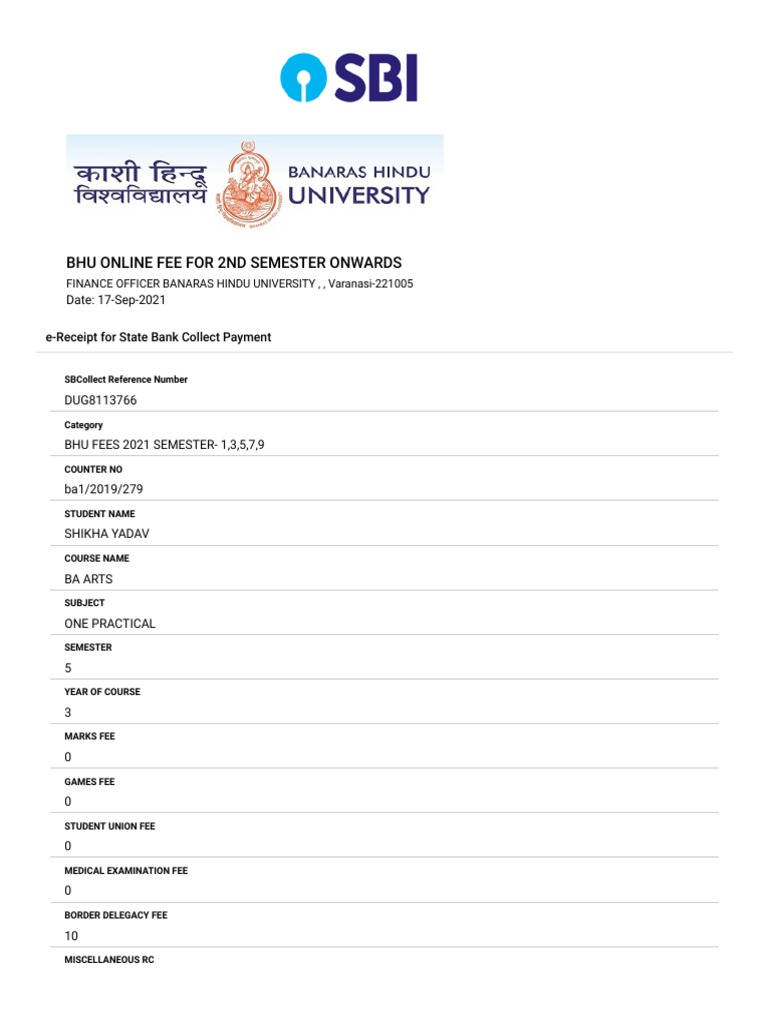 Https WWW - Onlinesbi.com Sbicollect Paymenthistory ...