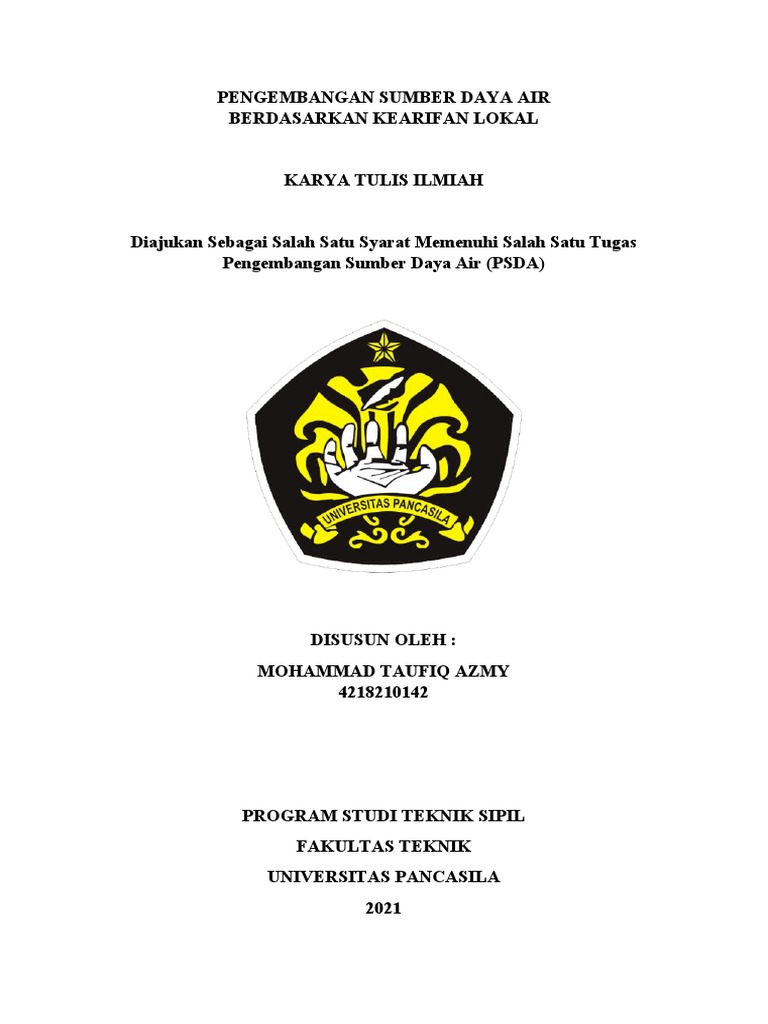 Tugas Kti Psda | PDF