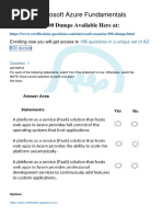 Azure Mcqs | PDF | Cloud Computing | Microsoft Azure