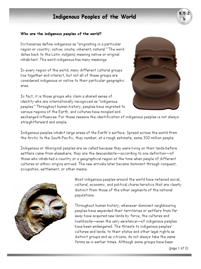 Indigenous People of The World | PDF | Indigenous Peoples | Ethnic Groups
