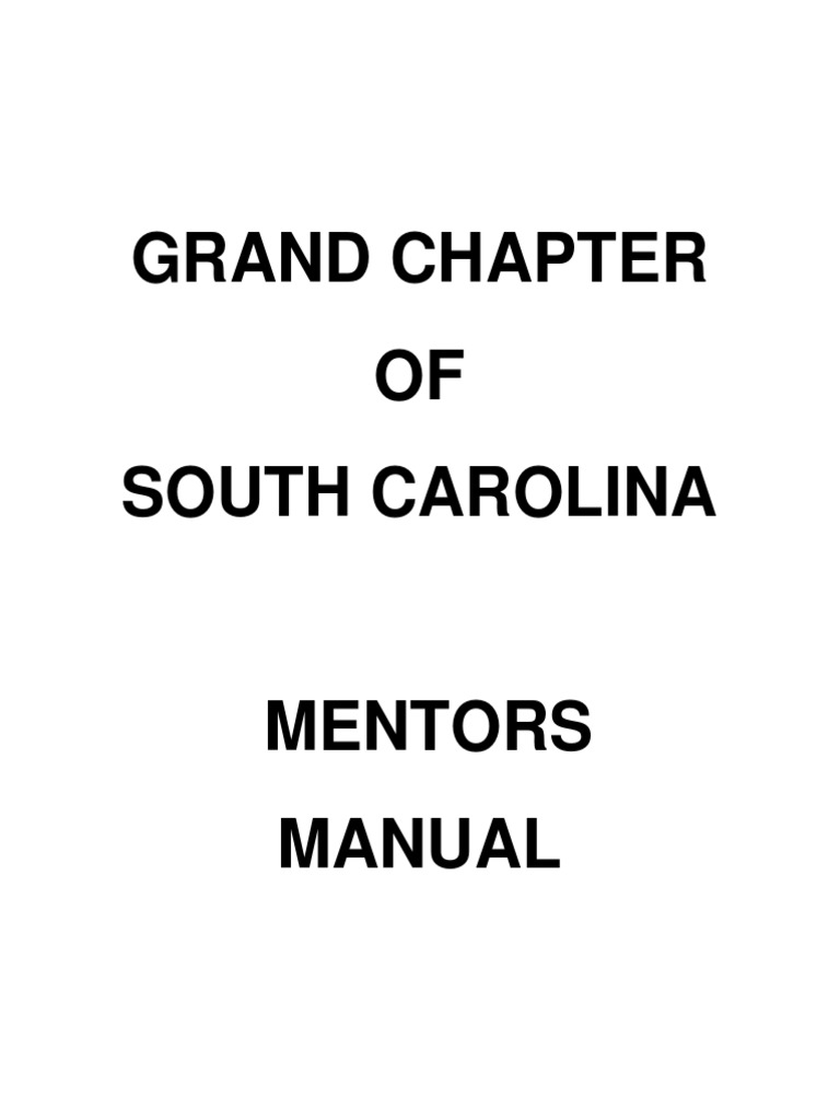 Grand Chapter Mentor Program | PDF | Freemasonry | Masonic Lodge