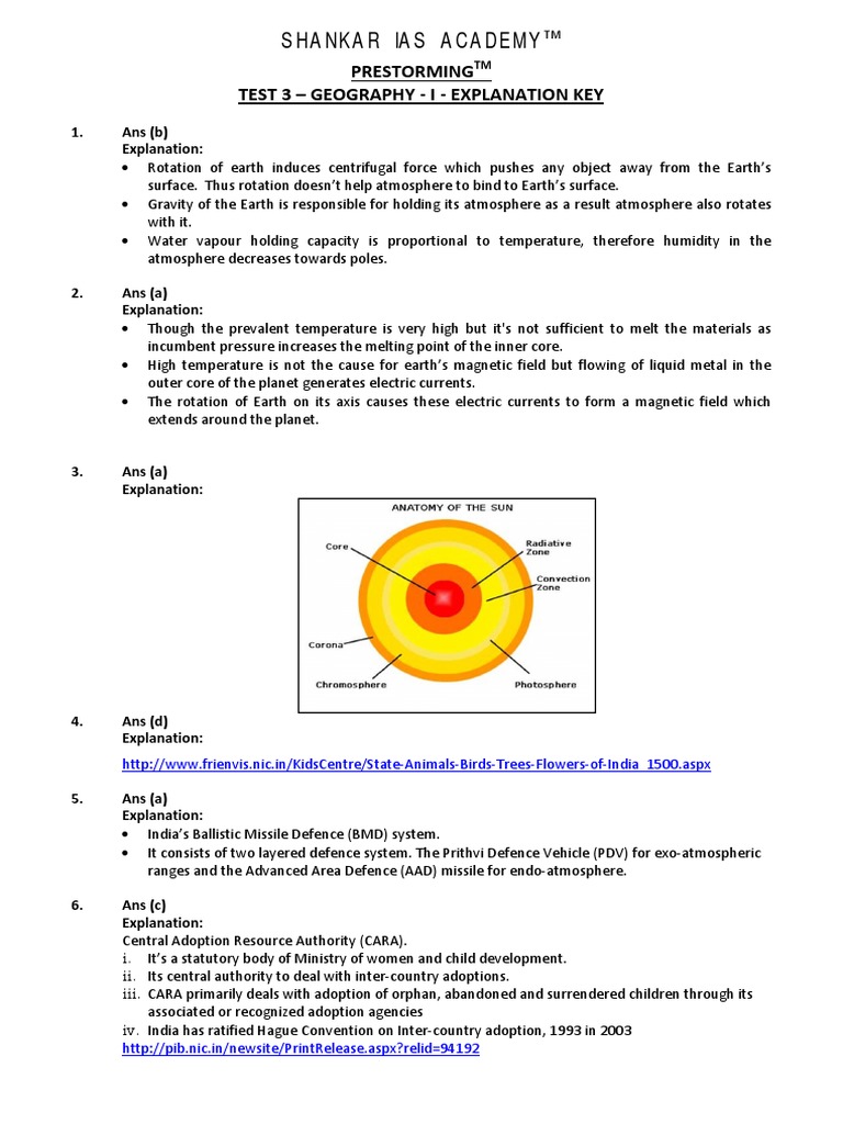 Geography Test 3 Explanation Key | PDF | Jet Stream | Tropical Cyclones