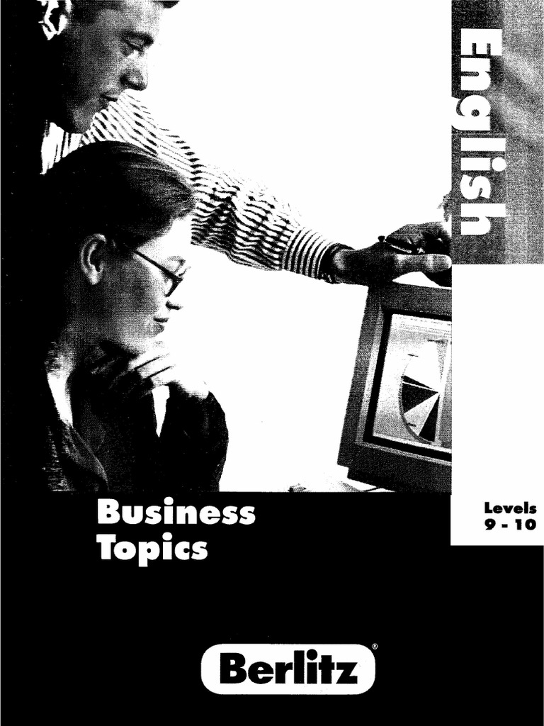 Berlitz Languages Business Topic - Levels 9-10 | PDF