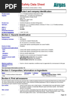 R134a Refrigerant Safety Data Sheet | PDF