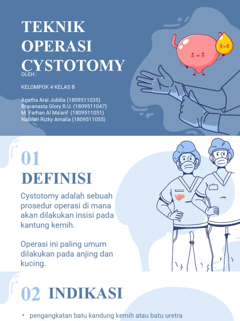 Teknik Operasi Cystotomy - 4B | PDF | Kesehatan Holistik | Sains ...