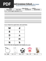 Play Group 1st Term | PDF