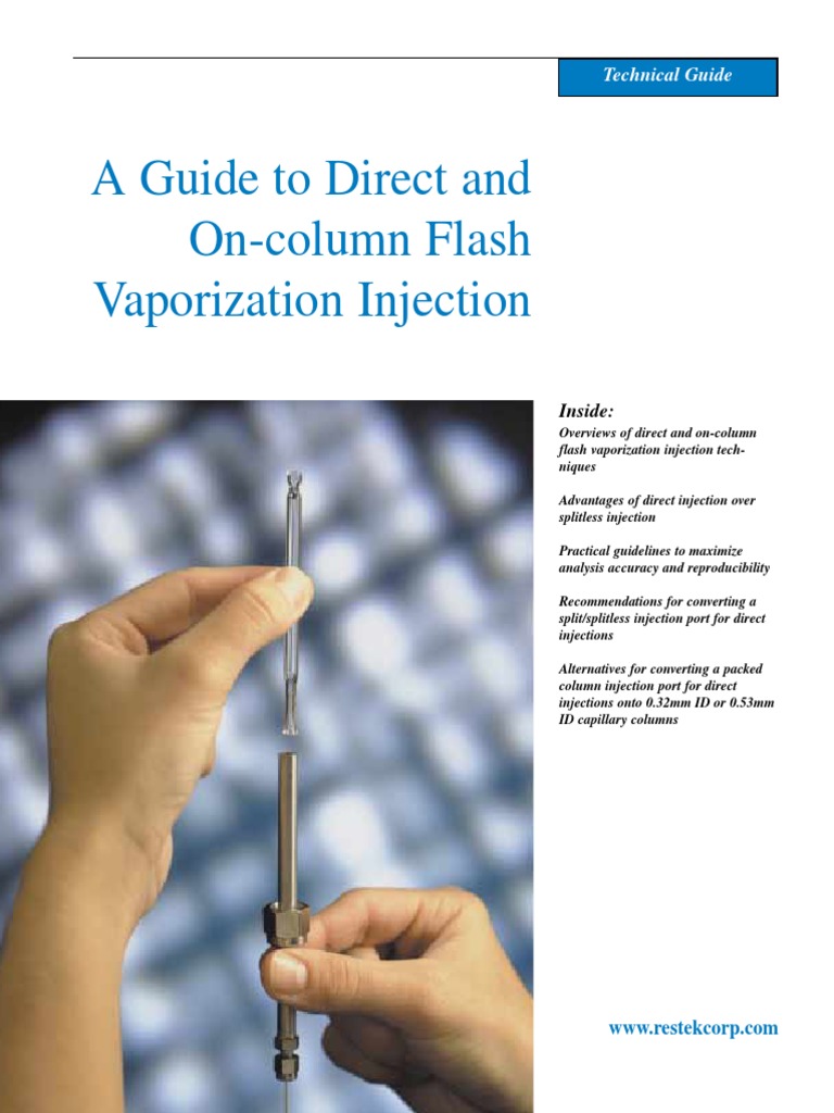 Direct Vs On Column Injection | PDF | Gas Chromatography | Chemistry