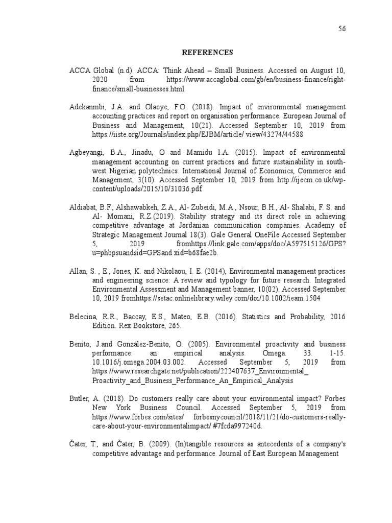 Print 6 Remar References | PDF | Environmental Resource Management ...