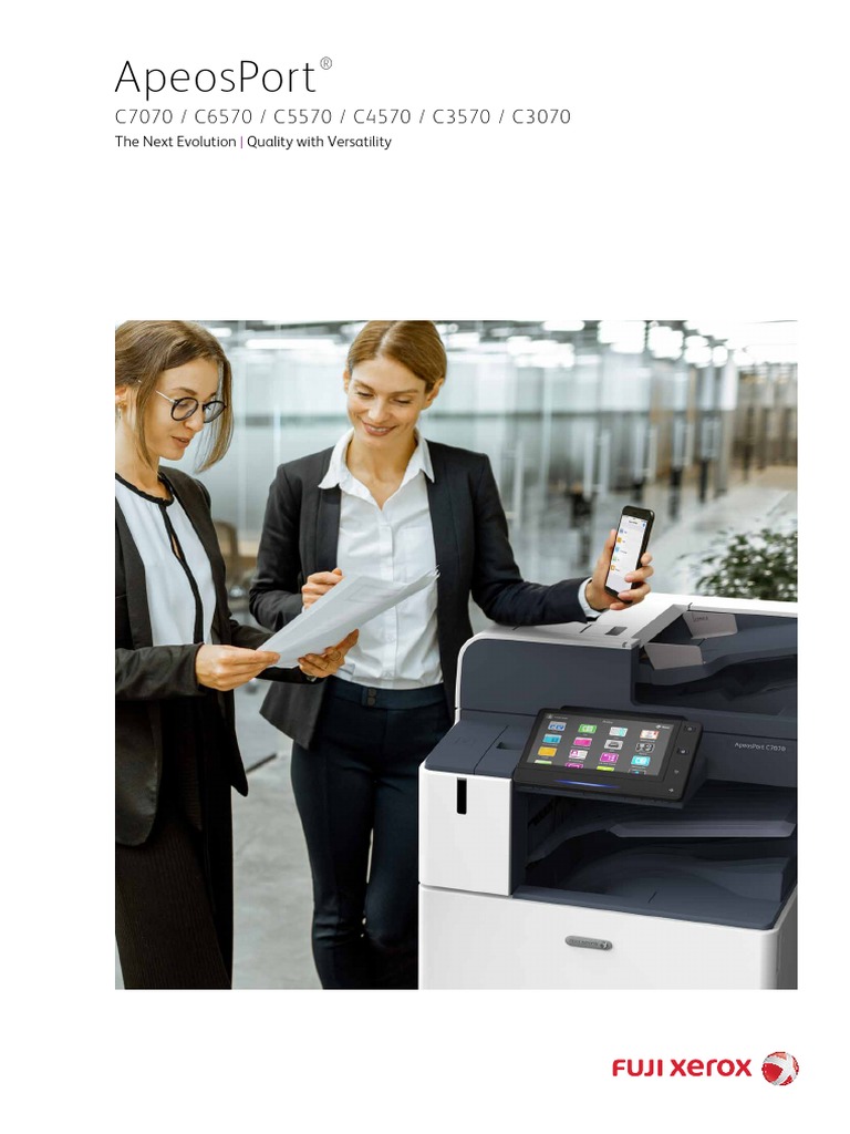 ApeosPort C7070 C6570 C5570 C4570 C3570 C3070 Brochure | PDF | Cloud ...