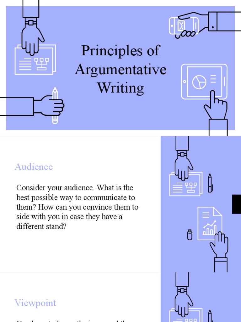 Principles of Argumentative Writing | PDF | Argument | Evidence