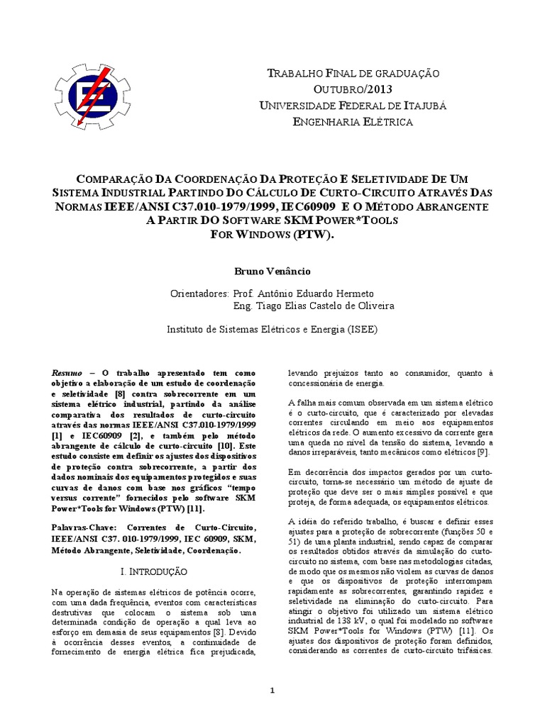 TFG Brunov Rev Final | PDF | Relé | Fusível (elétrico)