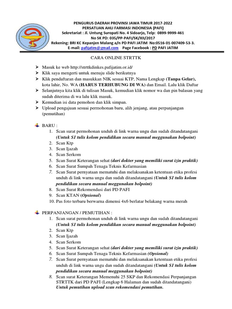 Cara Online STRTTK | PDF | Karier & Perkembangan | Bisnis