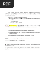 NC2 Reviewer Eim | PDF | Electrical Wiring | Electrical Conductor