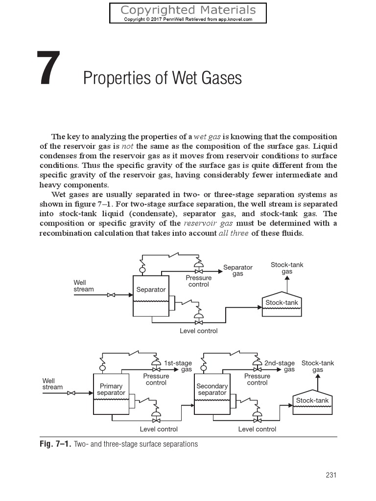 Properties of Wet Gases | PDF | Gases | Pressure
