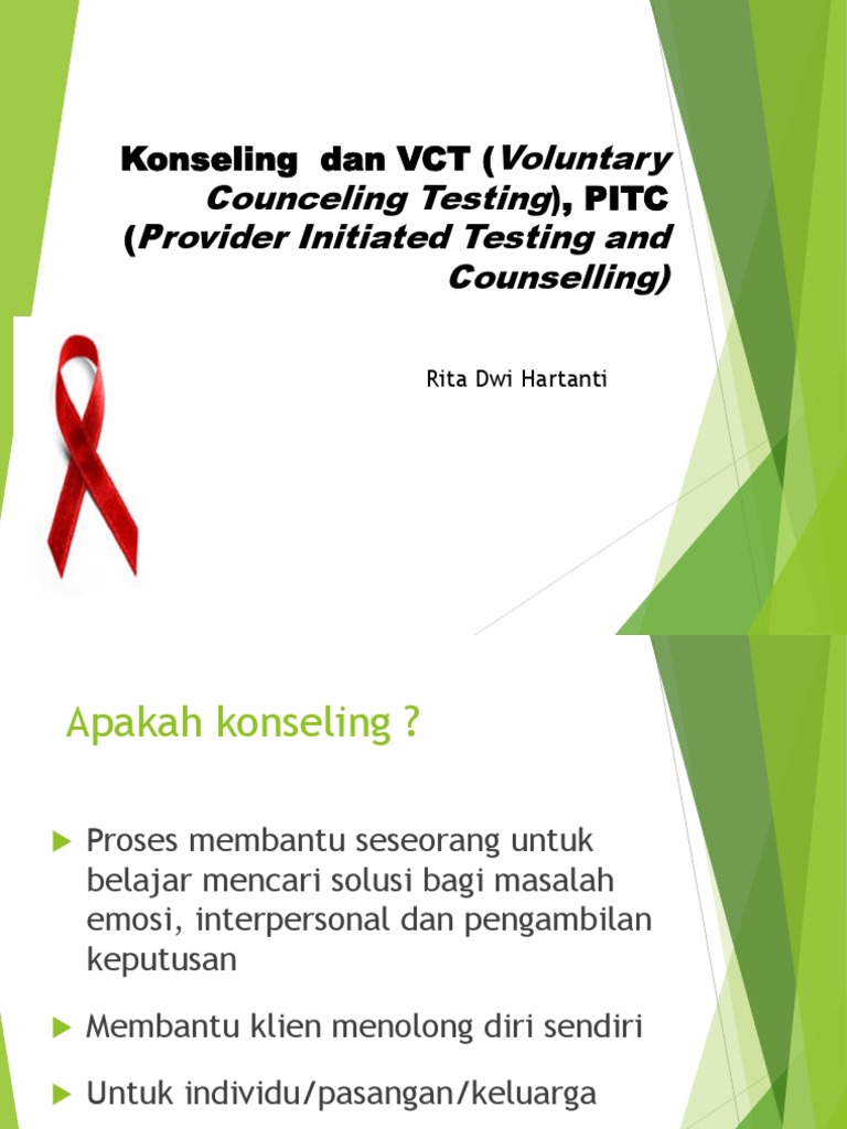 Konseling dan VCT untuk Penderita HIV | PDF