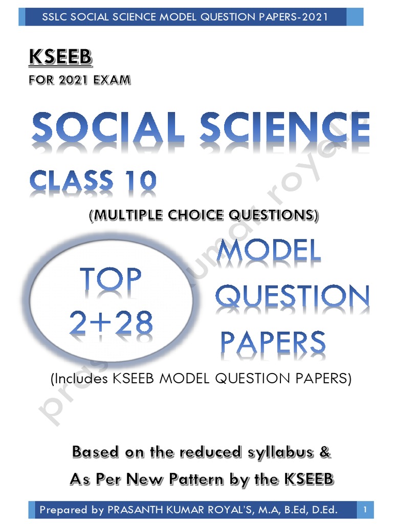 Social MCQ Question Paper For Practise | PDF | Jawaharlal Nehru ...