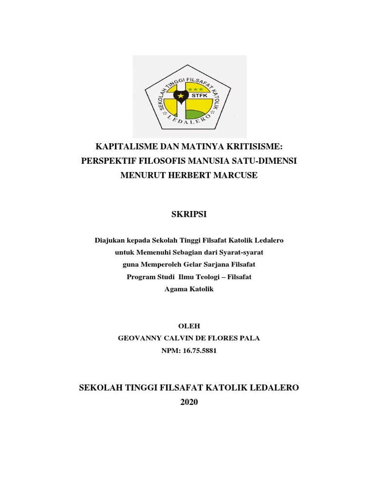 Geovanny Calvin de Flores Pala 16.75.5881 | PDF