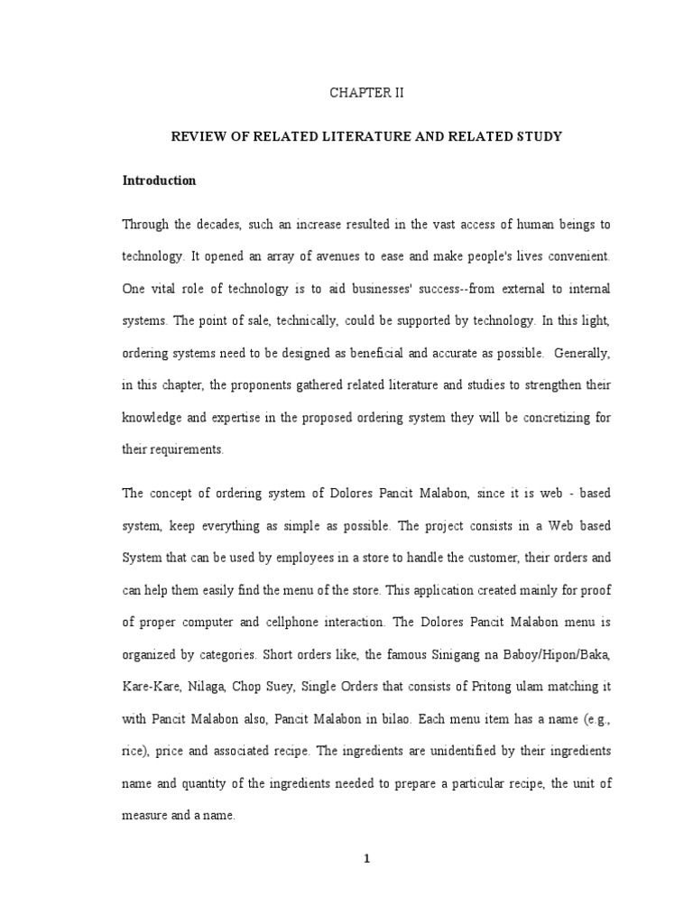 Review of Related Literature and Related Study | PDF | E Commerce ...