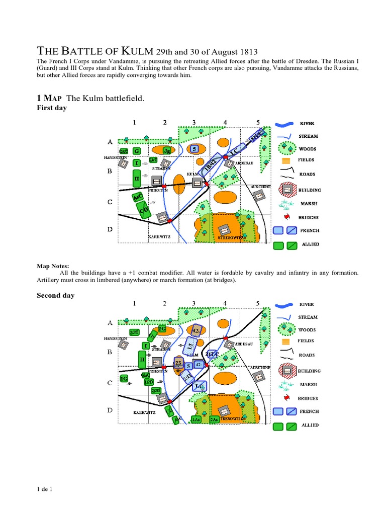 Battle of Kulm | PDF | Division (Military) | Cavalry