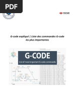 Codes G de Programmation ISO (Pour Machine HAAS - FANUC) - Technicien D'usinage | PDF