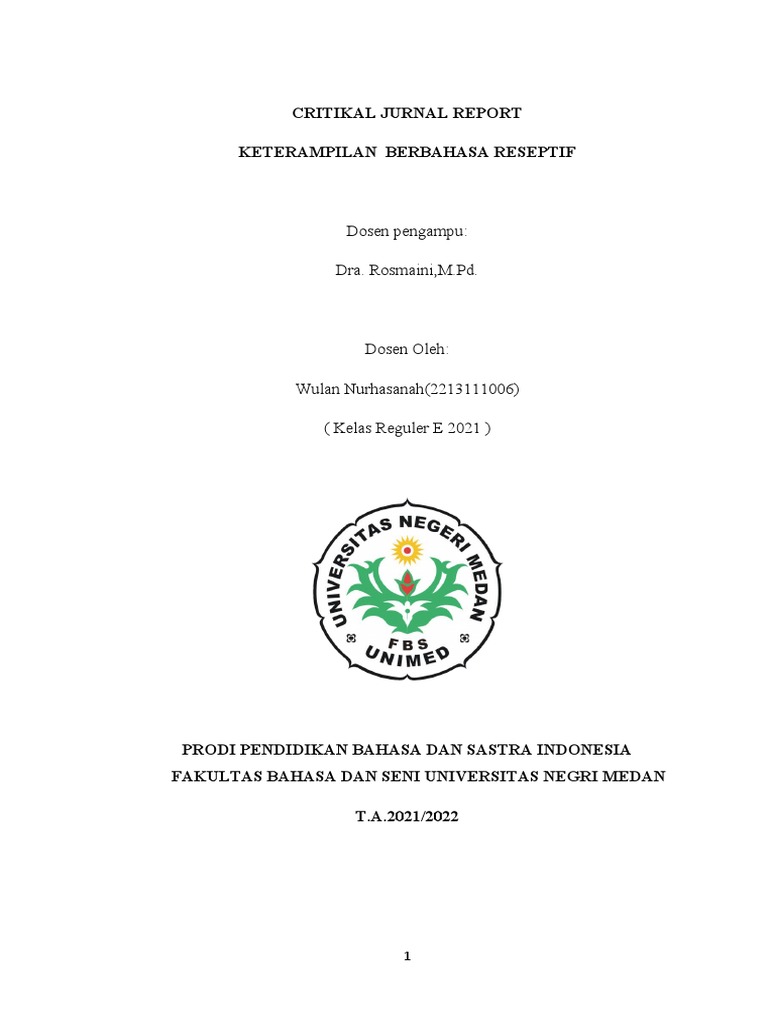 CJR Reseptif | PDF | Karier & Perkembangan