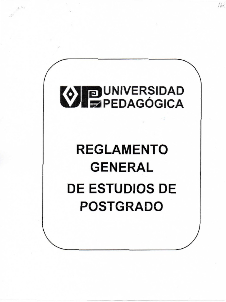 Reglamento General de Estudios de Postgrado UP - Opt | PDF | Licenciatura | Titulo academico