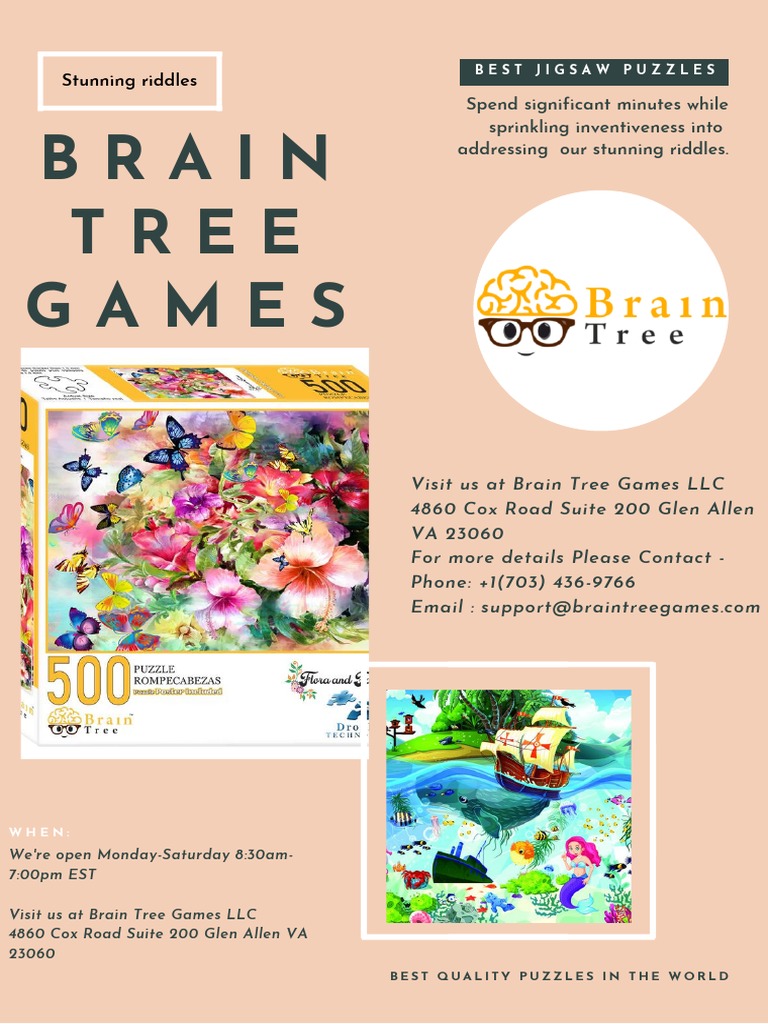 Best Jigsaw Puzzles at Brain Tree Games | PDF | Communication