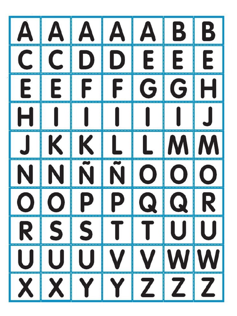 Equipo de Letras Listo para Imprimir | PDF