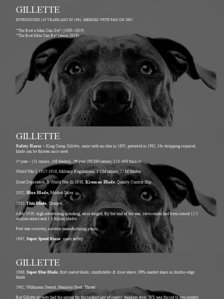 The Evolution of Gillette: A History of Innovation, Competition, and ...