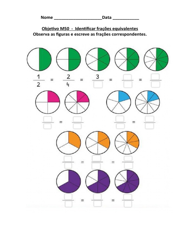 Frações Equivalentes 1 | PDF