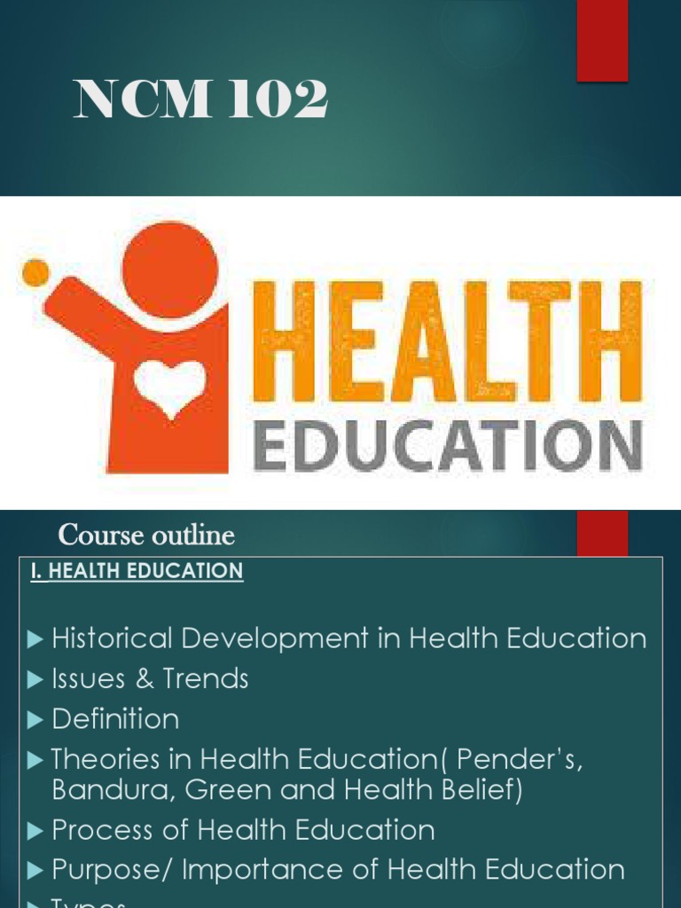 Introduction To Health Education | PDF | Neuropsychological Assessment ...