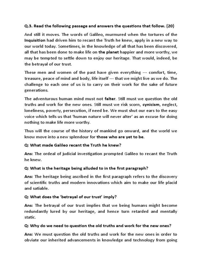 English Comprehension | PDF