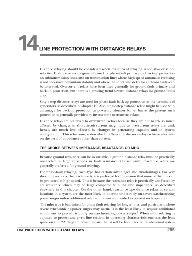 Distance Protection Relay | PDF | Relay | Electrical Impedance