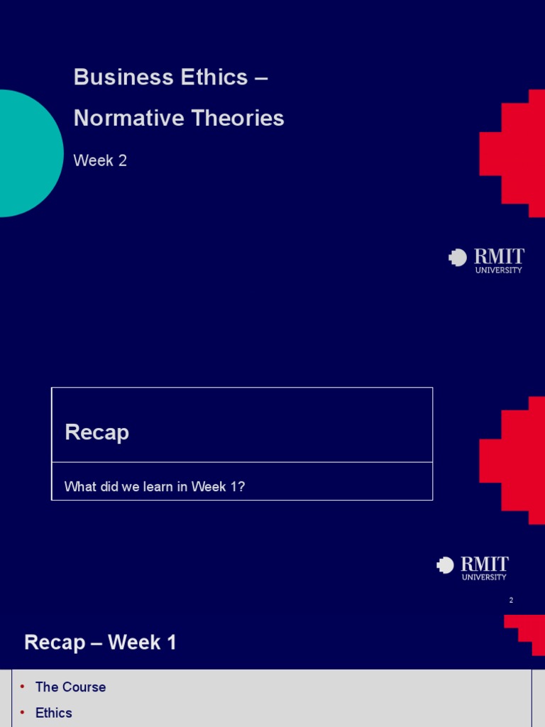 Business Ethics: Normative Theories | PDF | Crime & Violence | Justice