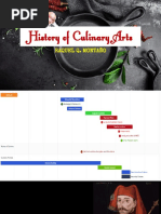 1.1 Culinary History Timeline | PDF | Cuisine | Restaurants