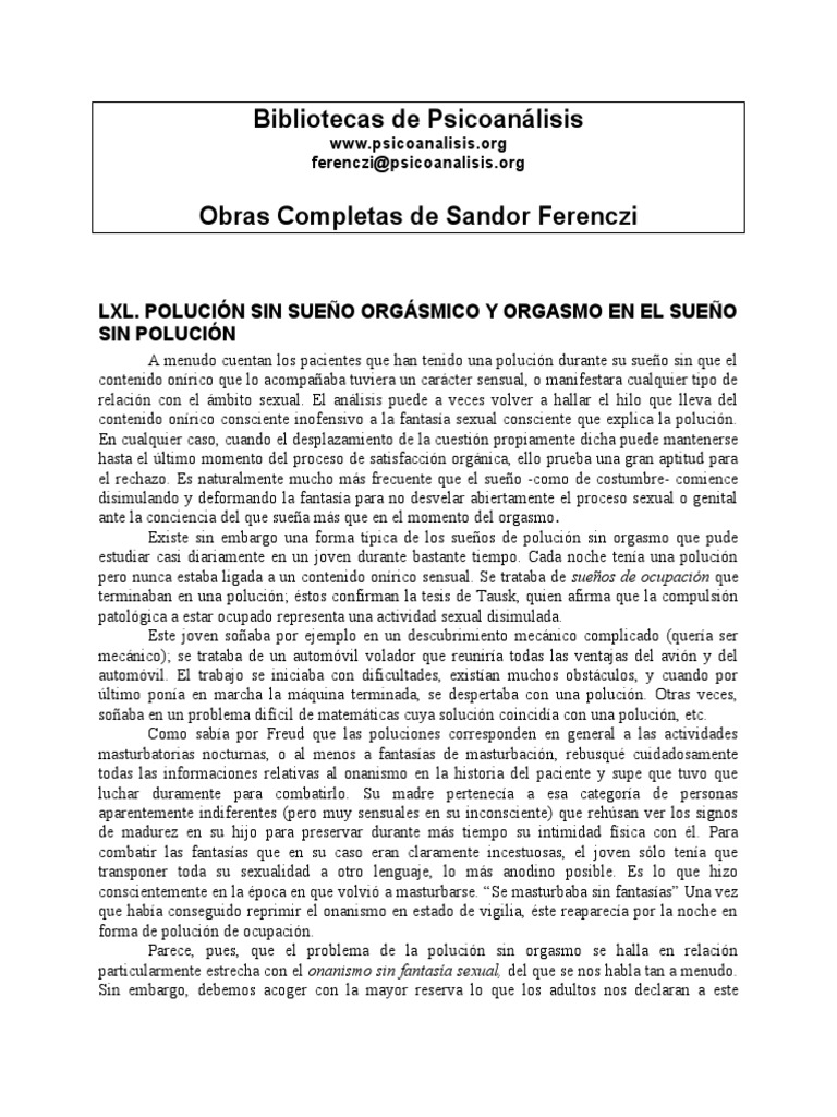 Poluciones nocturnas: significados y manifestaciones en los sueños ...