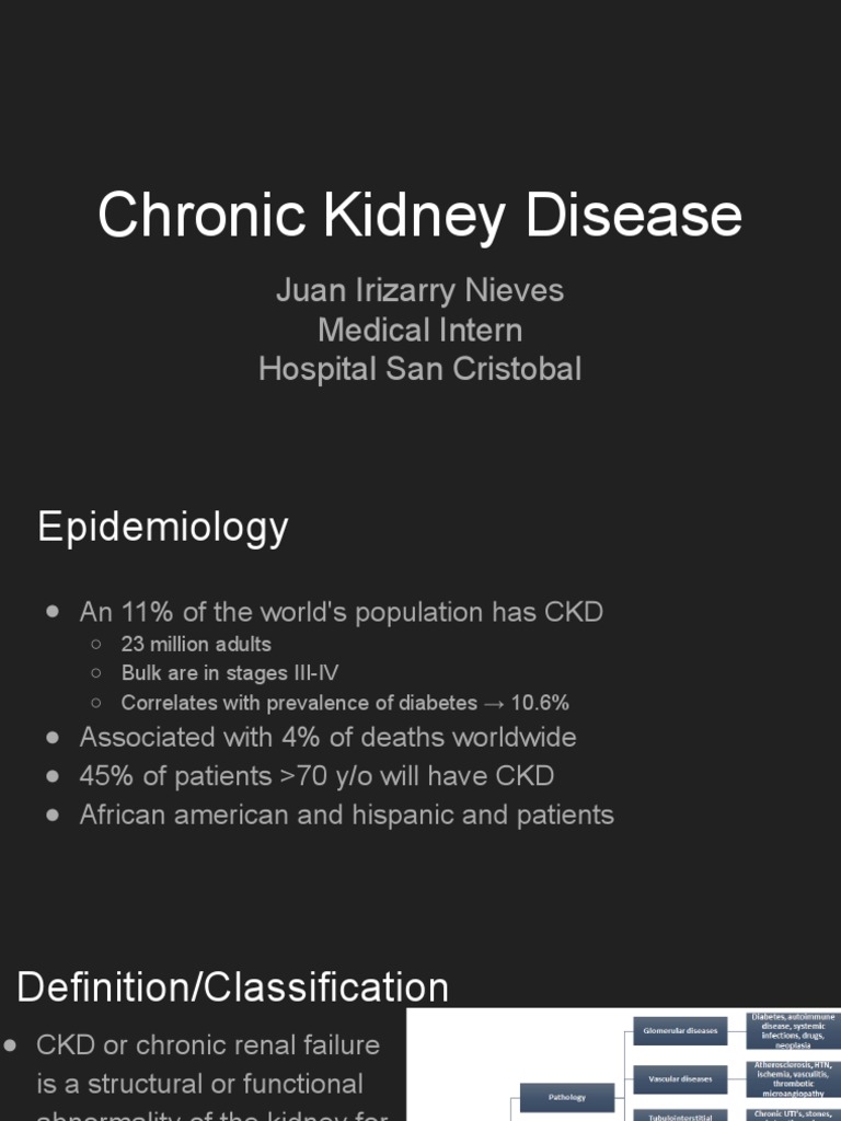 Chronic Kidney Disease | PDF | Chronic Kidney Disease | Nephrology