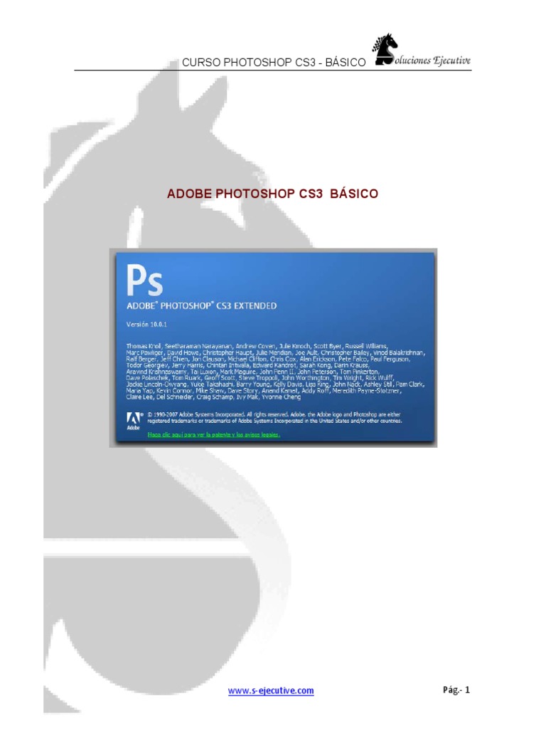 Curso Photoshop Cs3 - Básico | PDF | Adobe Photoshop | Ilustrador Adobe