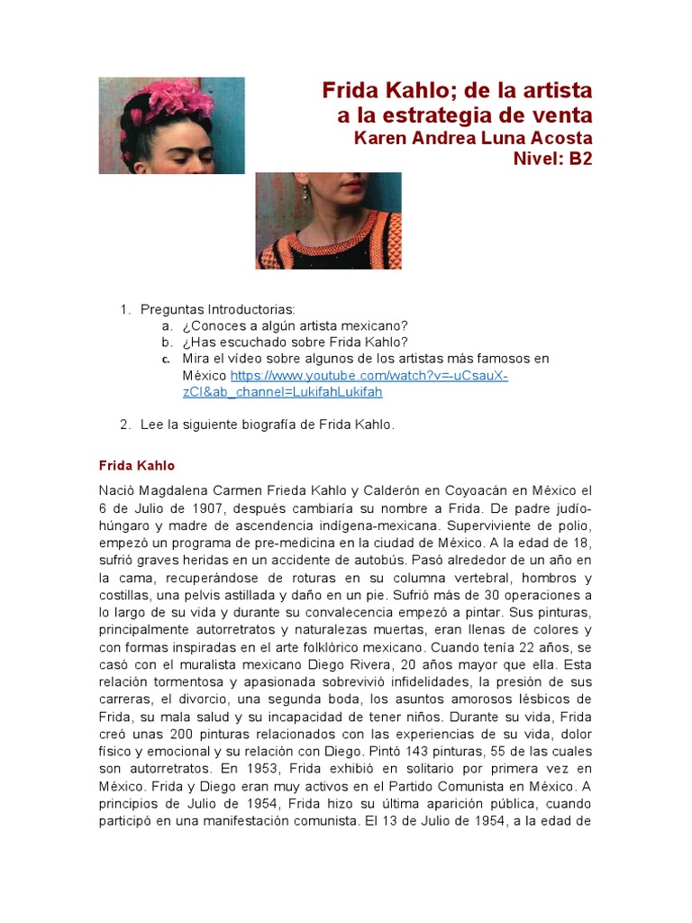 Frida Kahlo | PDF